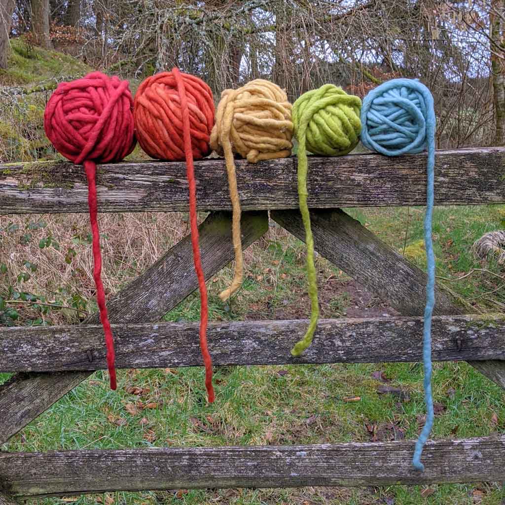 super bulky hand spun yarn | fair trade yarns | wildwoven